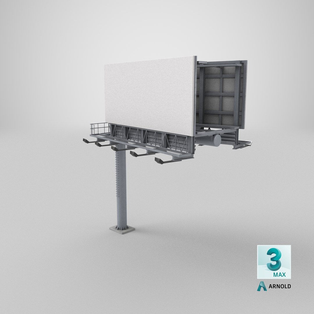 Regular Billboard 04 Clean 3D Model - TurboSquid 1893528