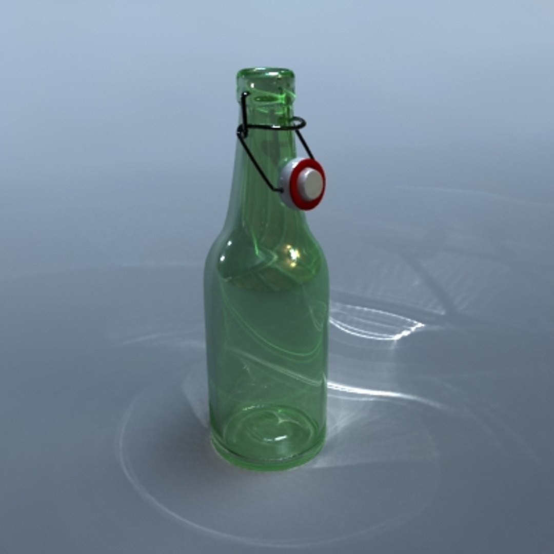 3d bottle model