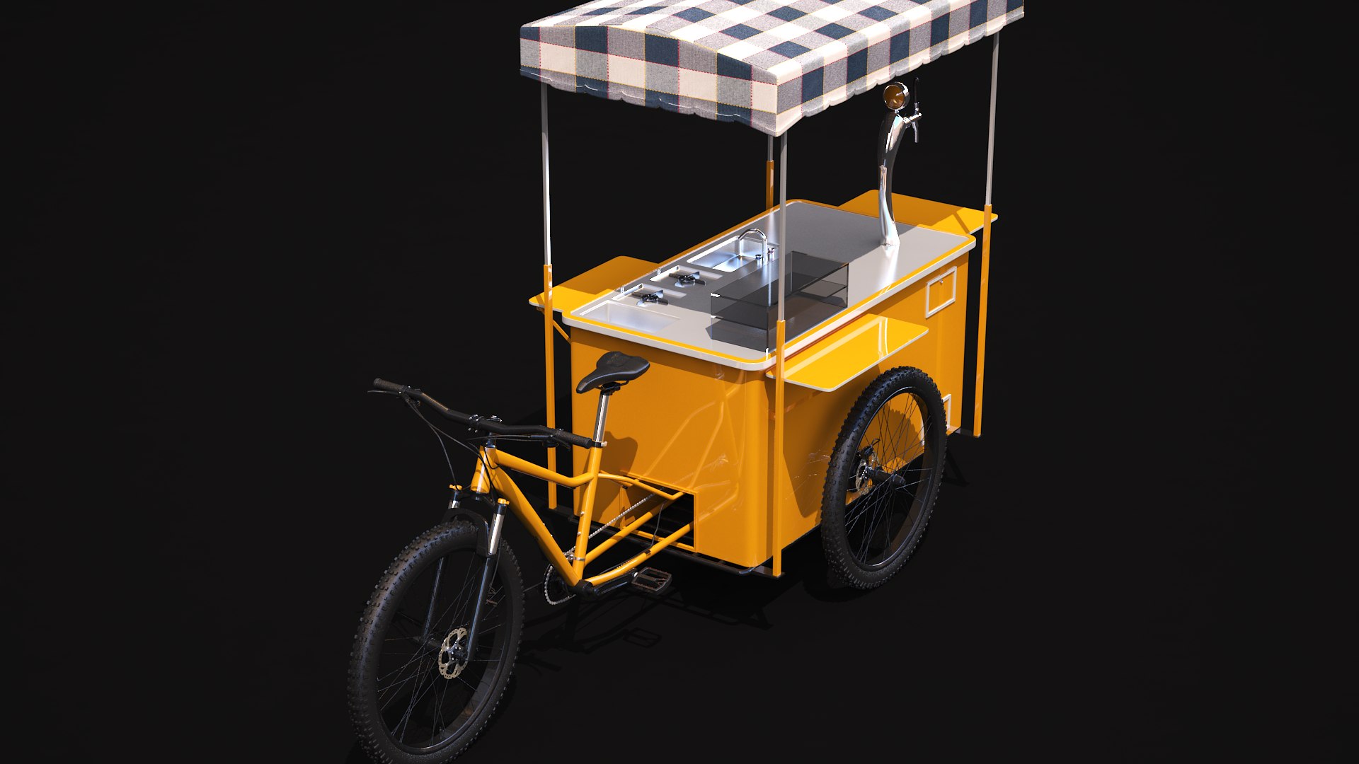 Street Food Bike 3D Model - TurboSquid 1478543