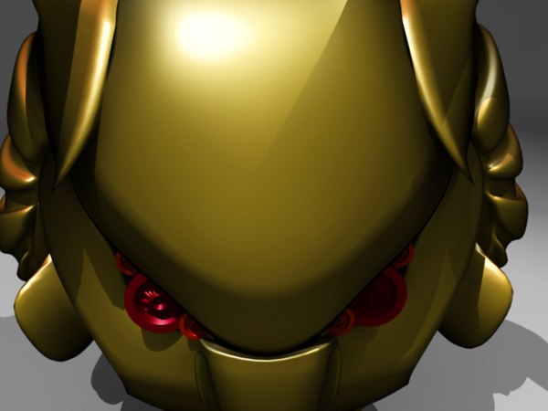 maya mech demon helmet