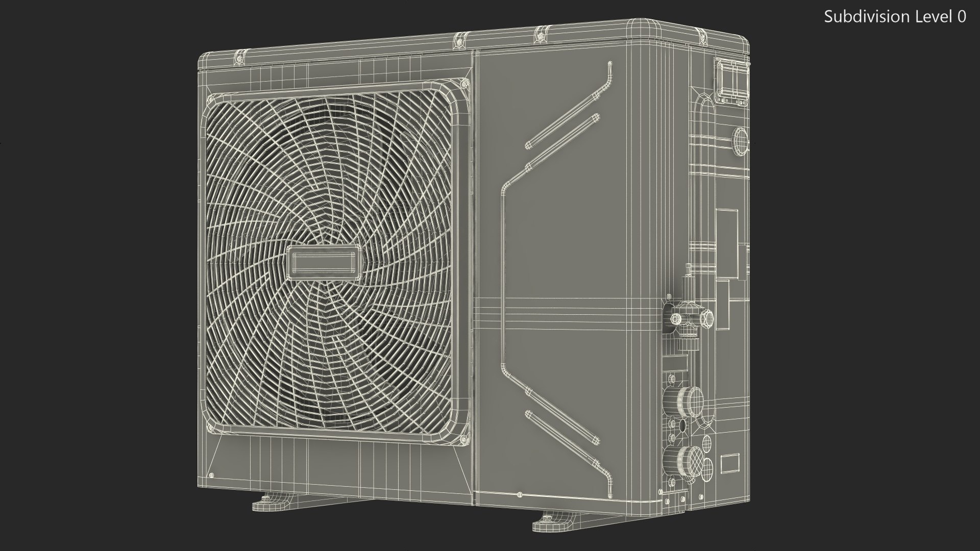 3D Split Air Conditioner Outdoor Unit - TurboSquid 2070786