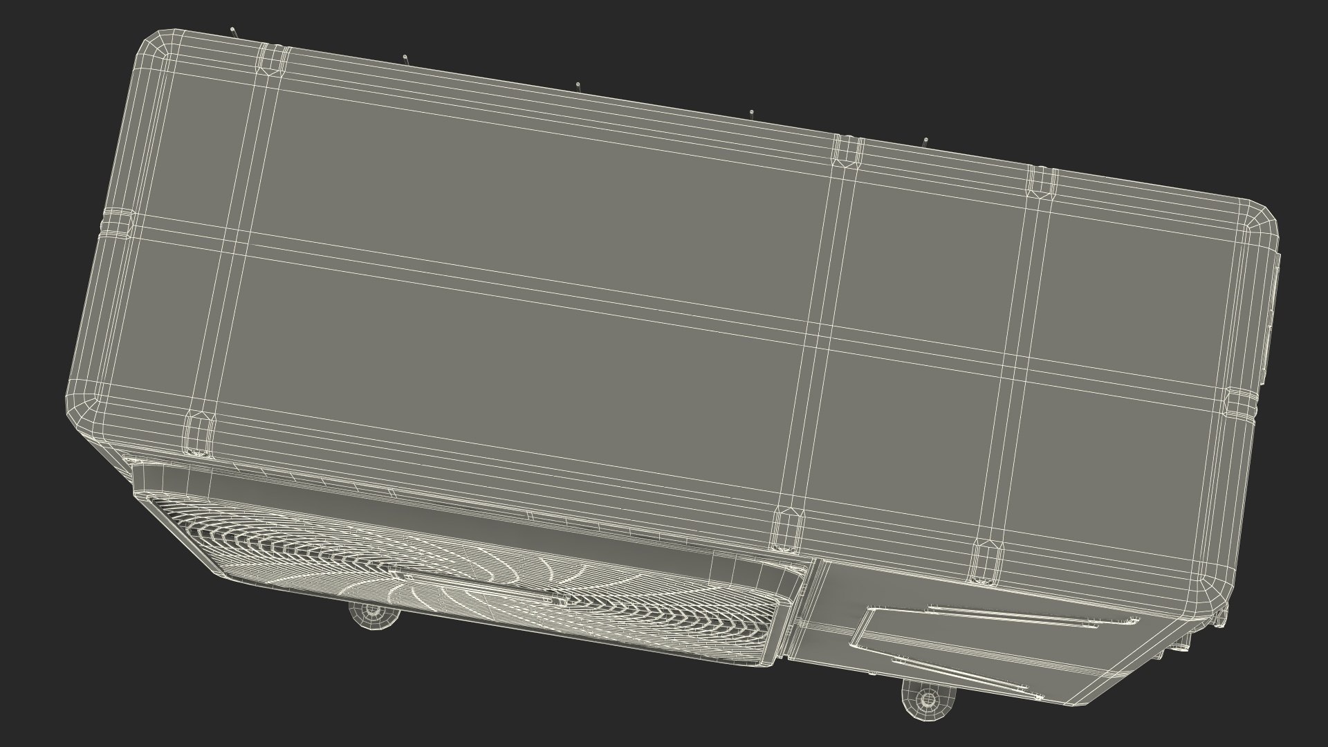 3D Split Air Conditioner Outdoor Unit - TurboSquid 2070786