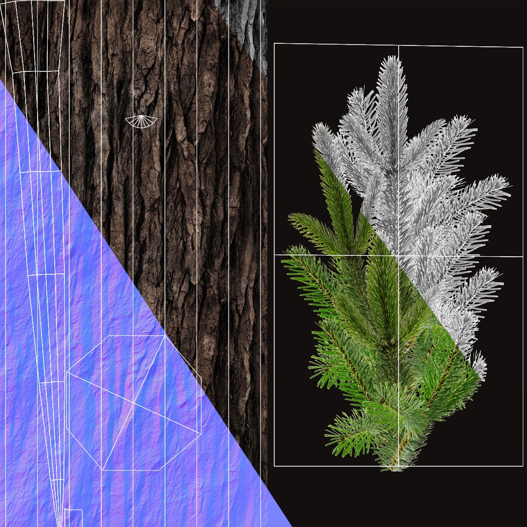 Low Poly Pine Tree 3D Model - TurboSquid 2013386