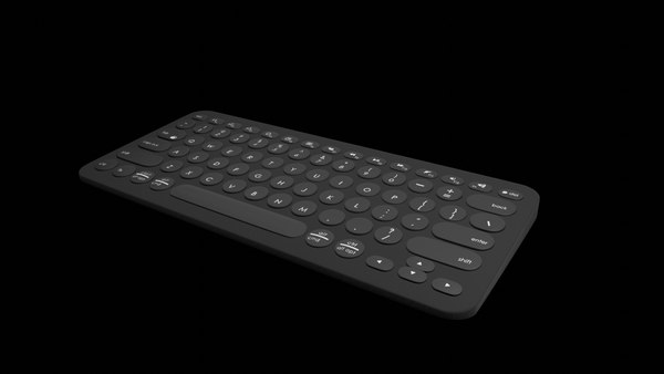 modelo 3d Teclado circular Logitech k380 - TurboSquid 1636523