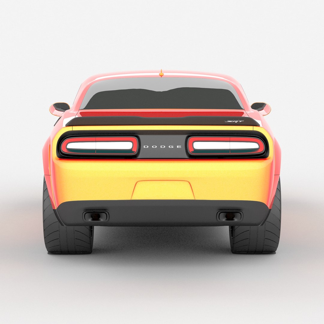 3D Dodge Challenger Demon Srt - TurboSquid 1326570