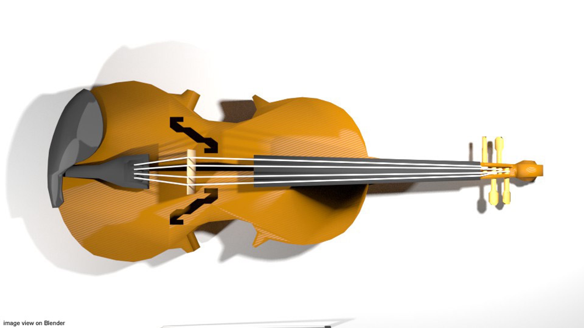 Fiddle Instrument Music 3D Model - TurboSquid 1279239