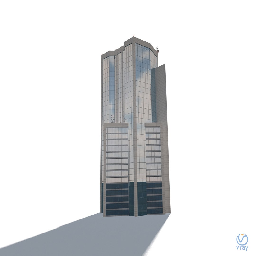 High-rise modelled 3D model - TurboSquid 1251573