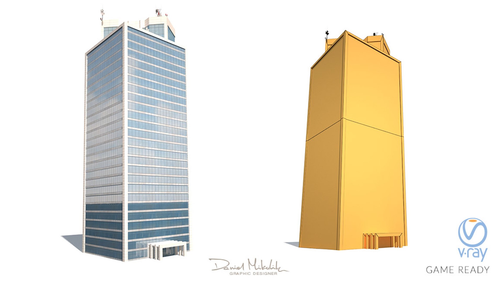 High-rise modelled 3D model - TurboSquid 1251573