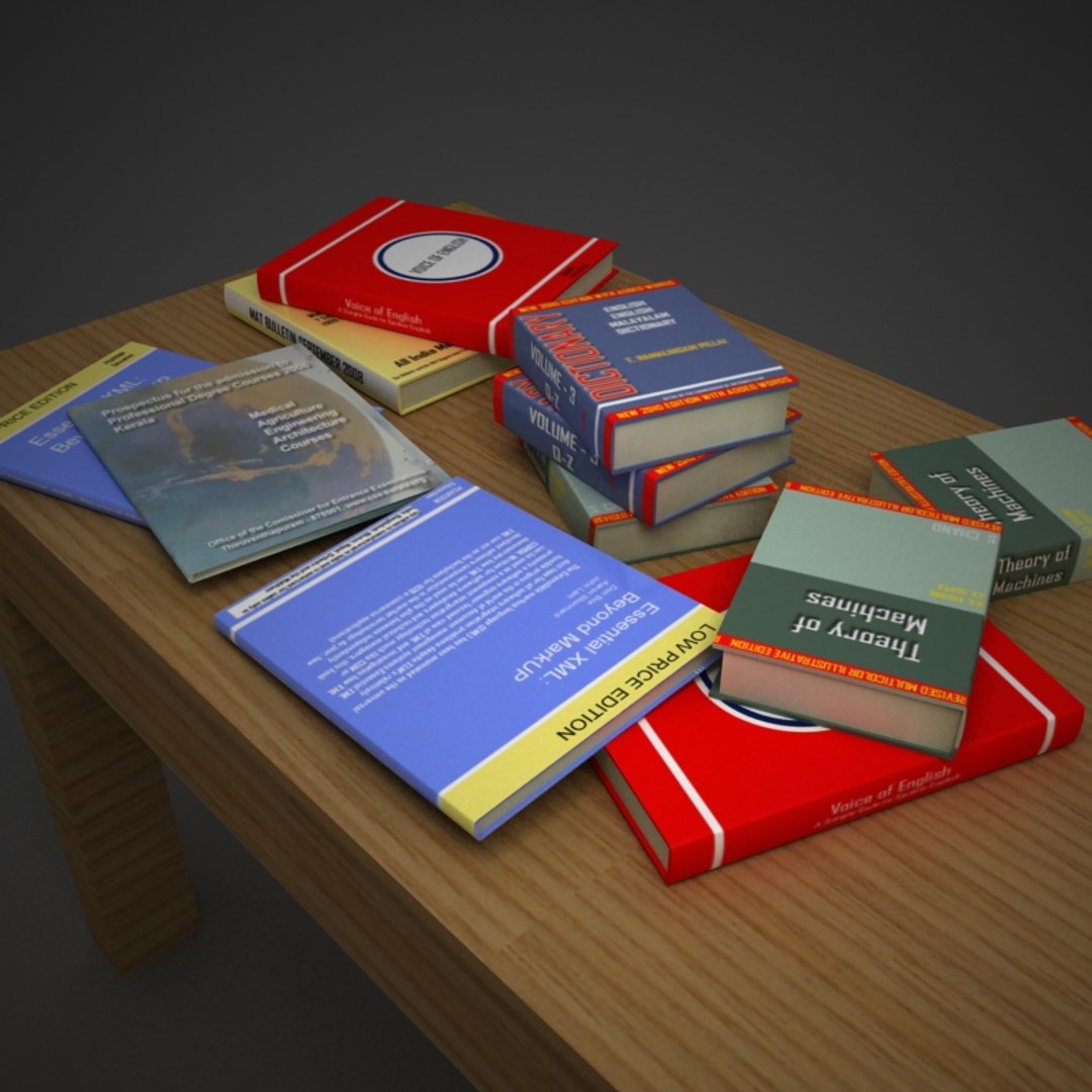 3d Model Books