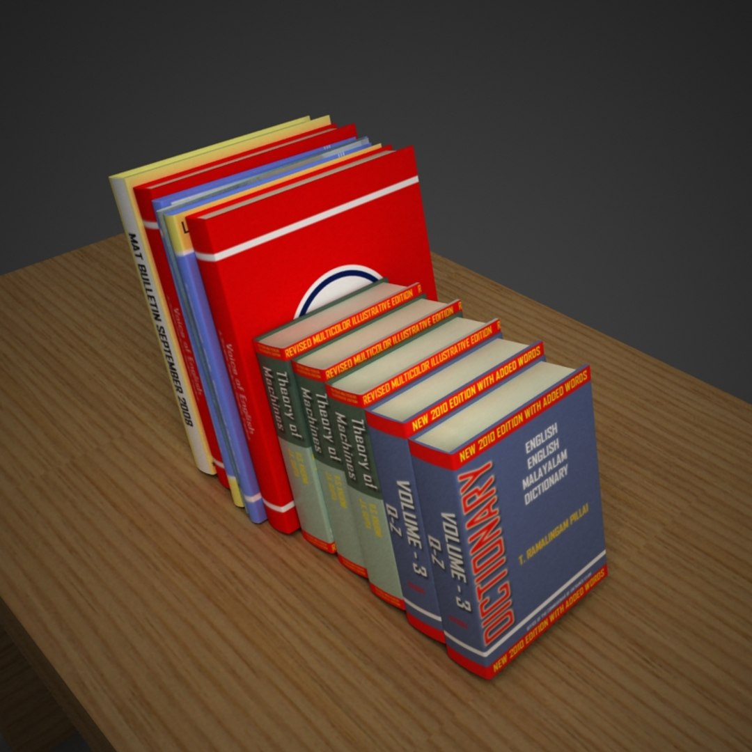 3d Model Books