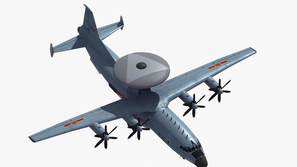 KJ-500A 预警机3D模型 - TurboSquid 2112438