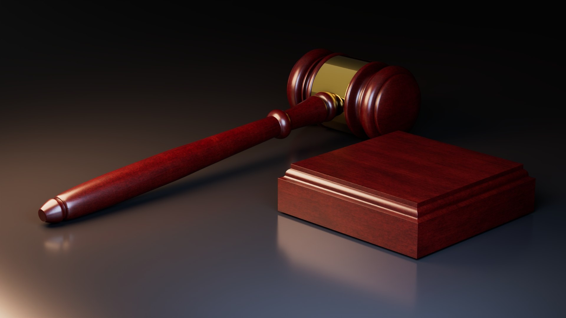 3D Model Gavel And Block - TurboSquid 2416894