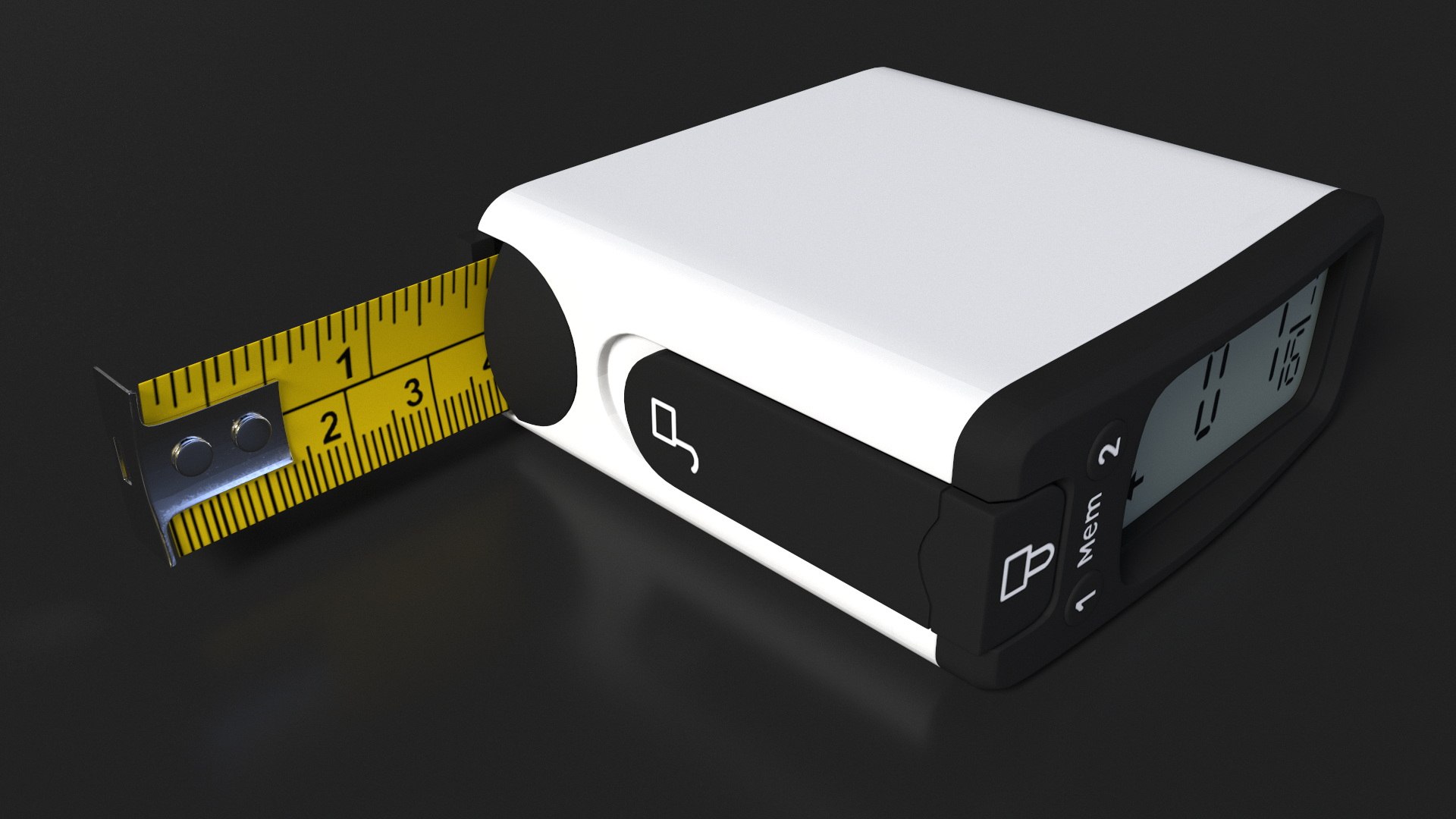 3D Model Digital Tape Measure - TurboSquid 2302520