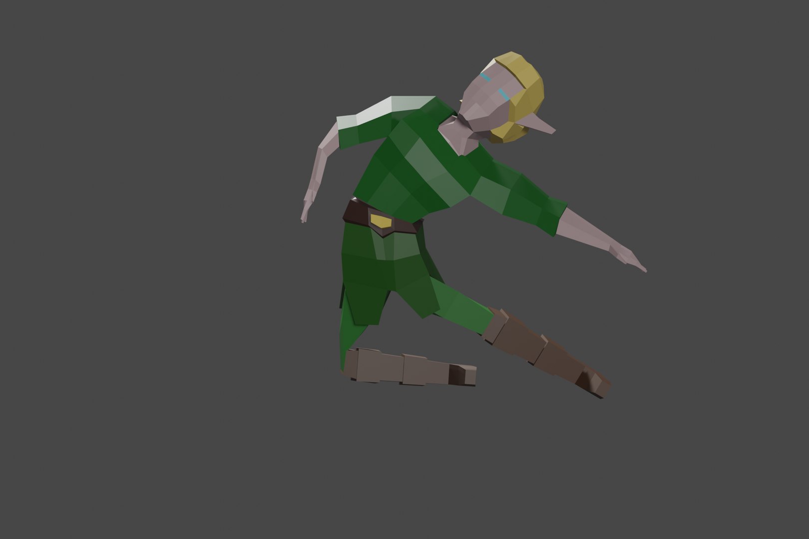 Low Poly Fantasy Elve Rigged Humanoid Character 3D - TurboSquid 2163152
