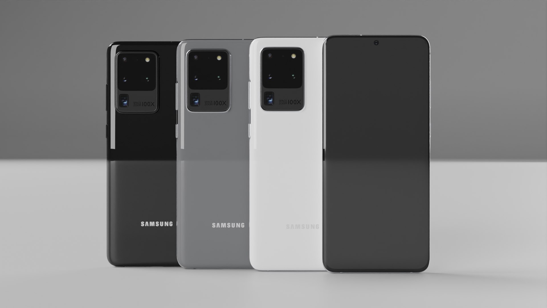 3D Samsung Galaxy S20 Ultra All Colors Smartphone - TurboSquid 2096292