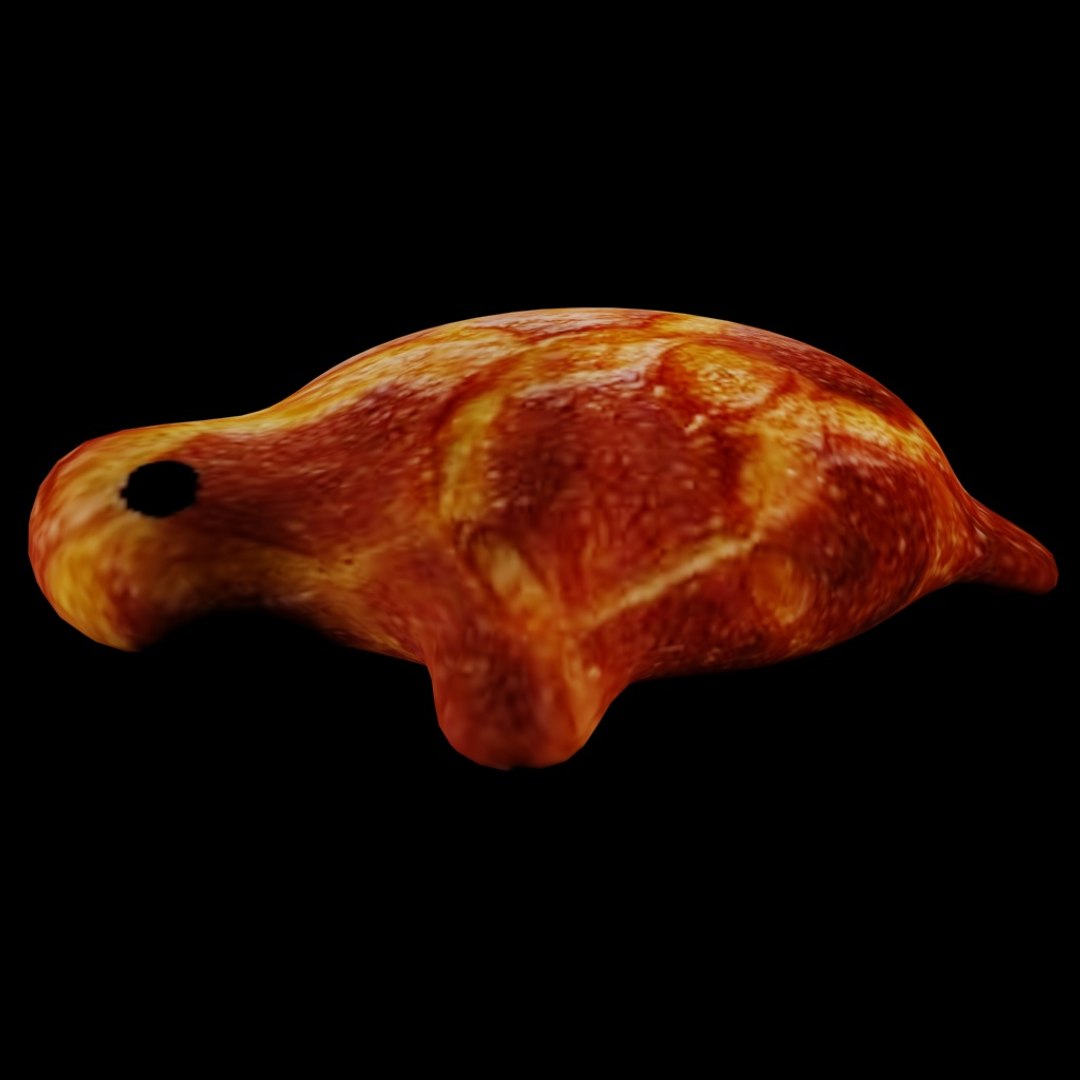 Bread Shaped Turtle 3d Max
