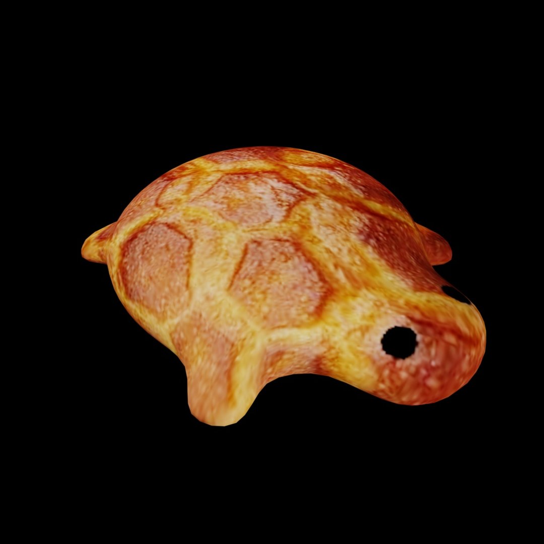 Bread Shaped Turtle 3d Max