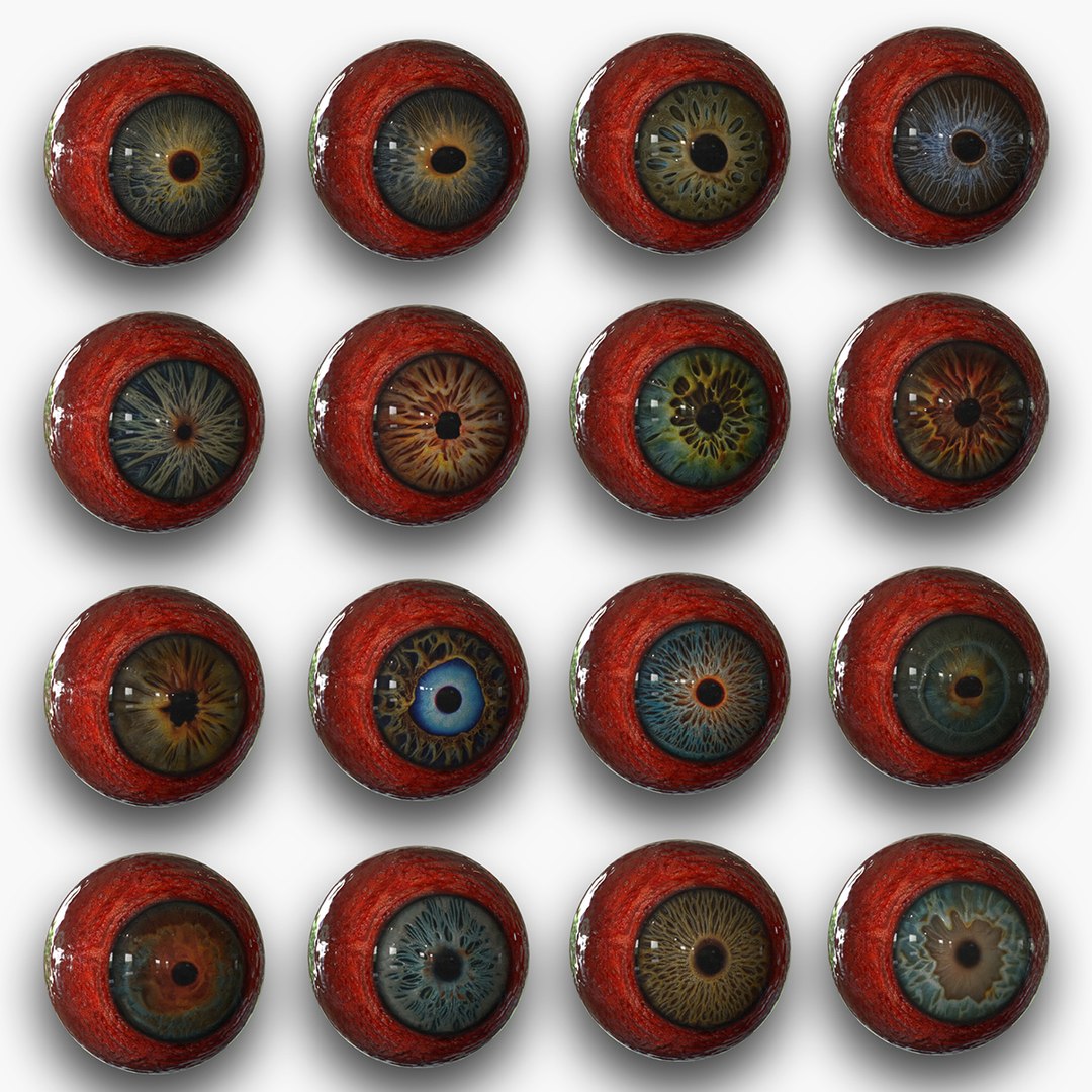 Beast Fantasy Eyes Vol 01 - PBR 3D Model - TurboSquid 2283871