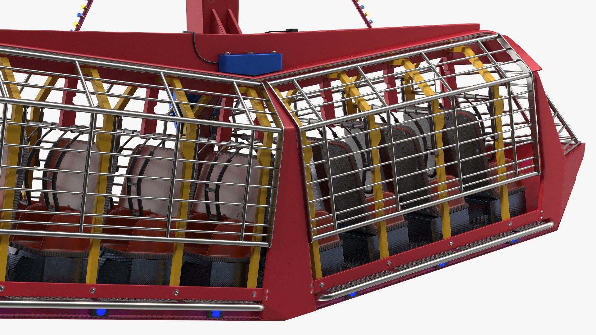 Kamikaze Ranger Ride Attraction Working Position 3D model - TurboSquid ...