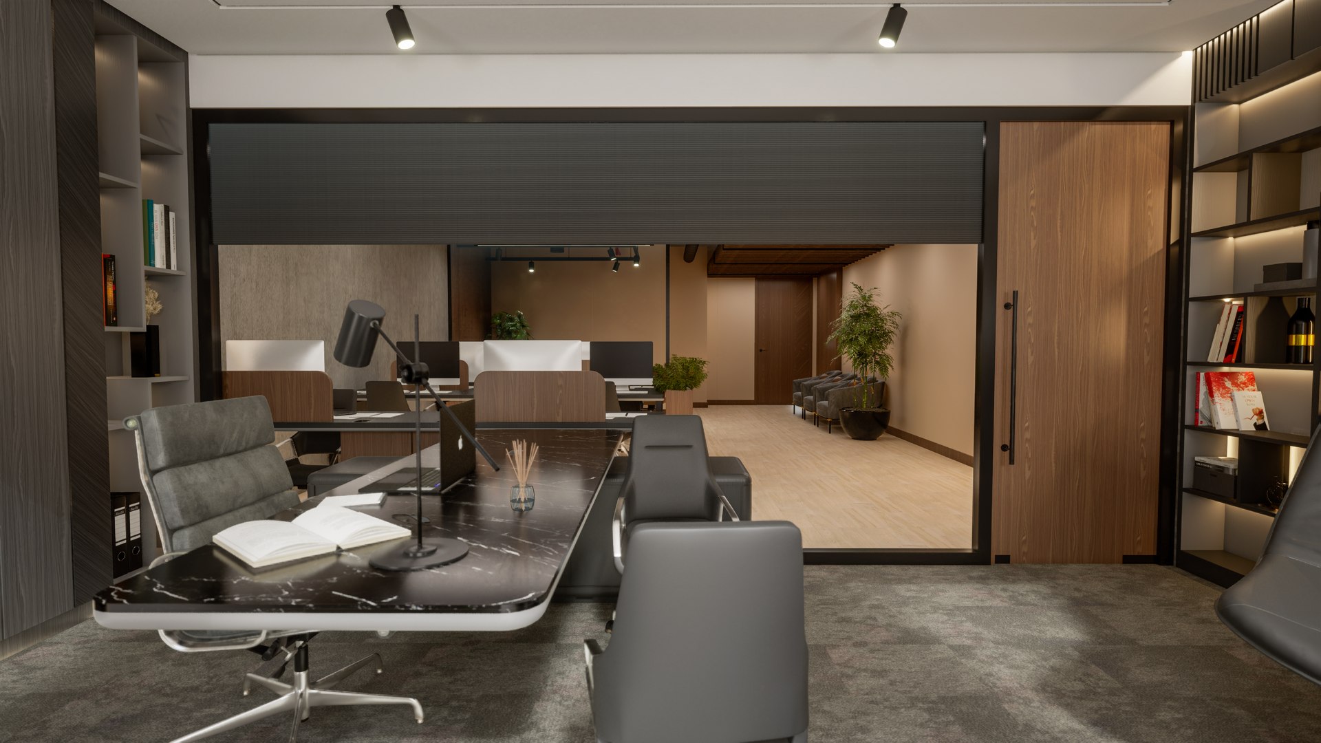 Office Desk Low Poly Revit Family And 3DSMAX Model 3D Model ...