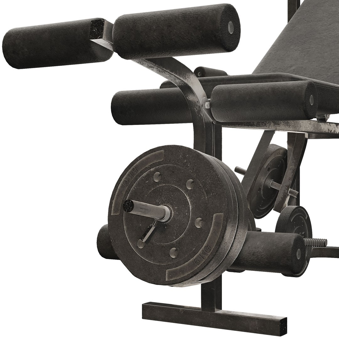 Duke Fitness Dumbbell Bench Set 3D - TurboSquid 2140693