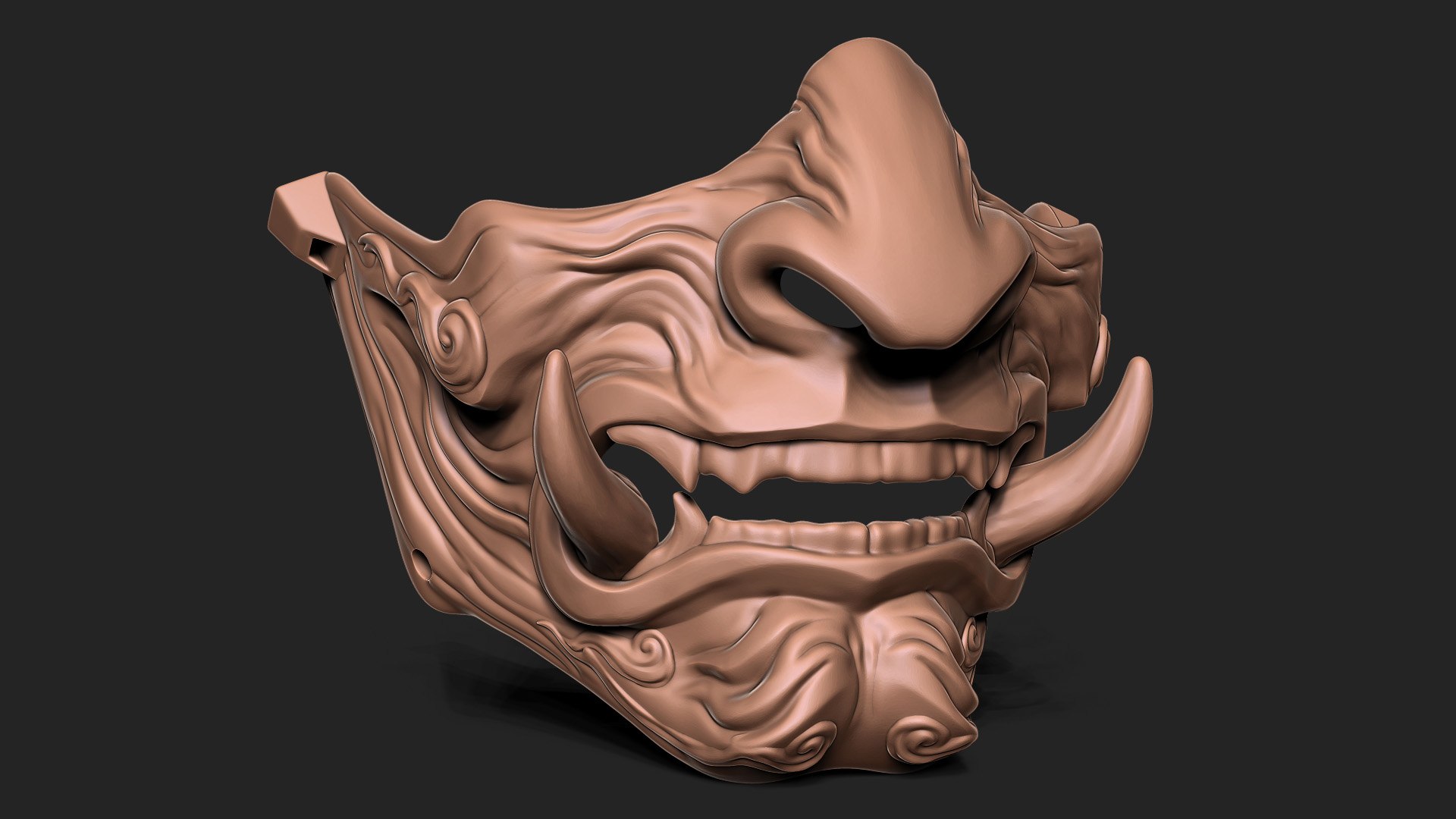 Traditional Japanese Mask 3D 모델 - TurboSquid 1975555