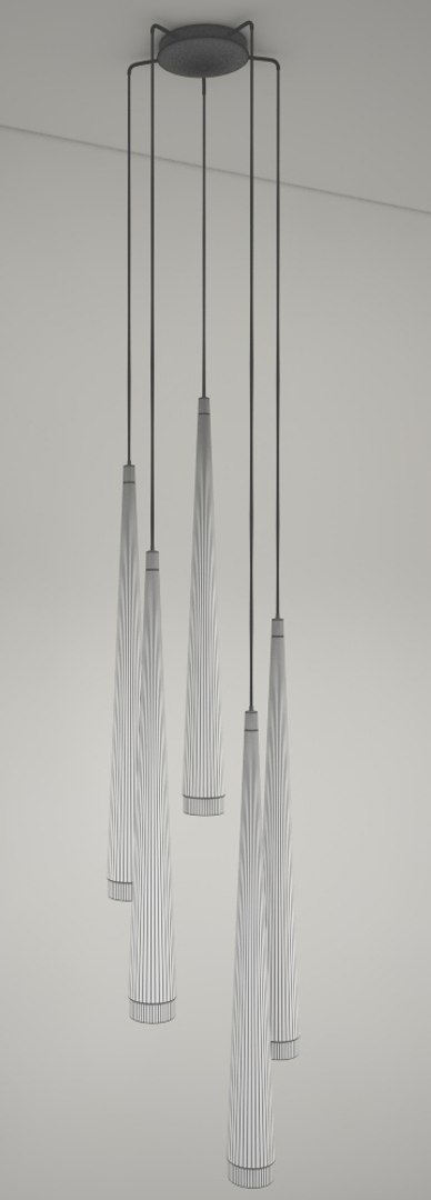Hanging Lamp Azzardo Stylo 3d 3ds