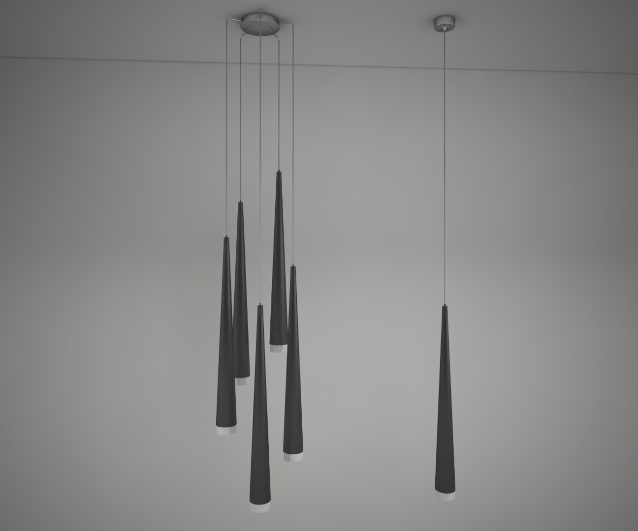 Hanging Lamp Azzardo Stylo 3d 3ds
