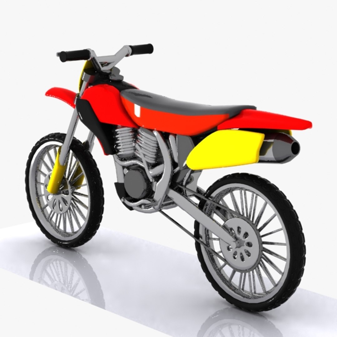 Cartoon Motocross Car 3d Max