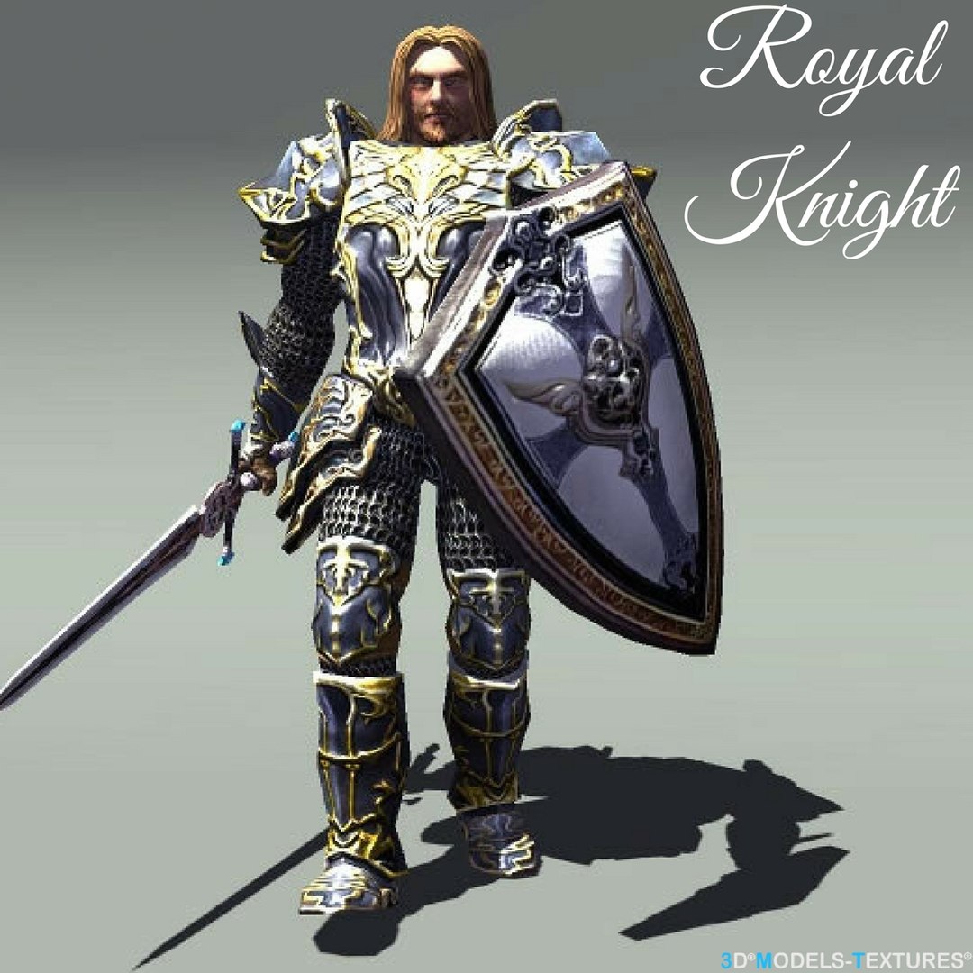 3D Royal Knight Model - TurboSquid 1212591