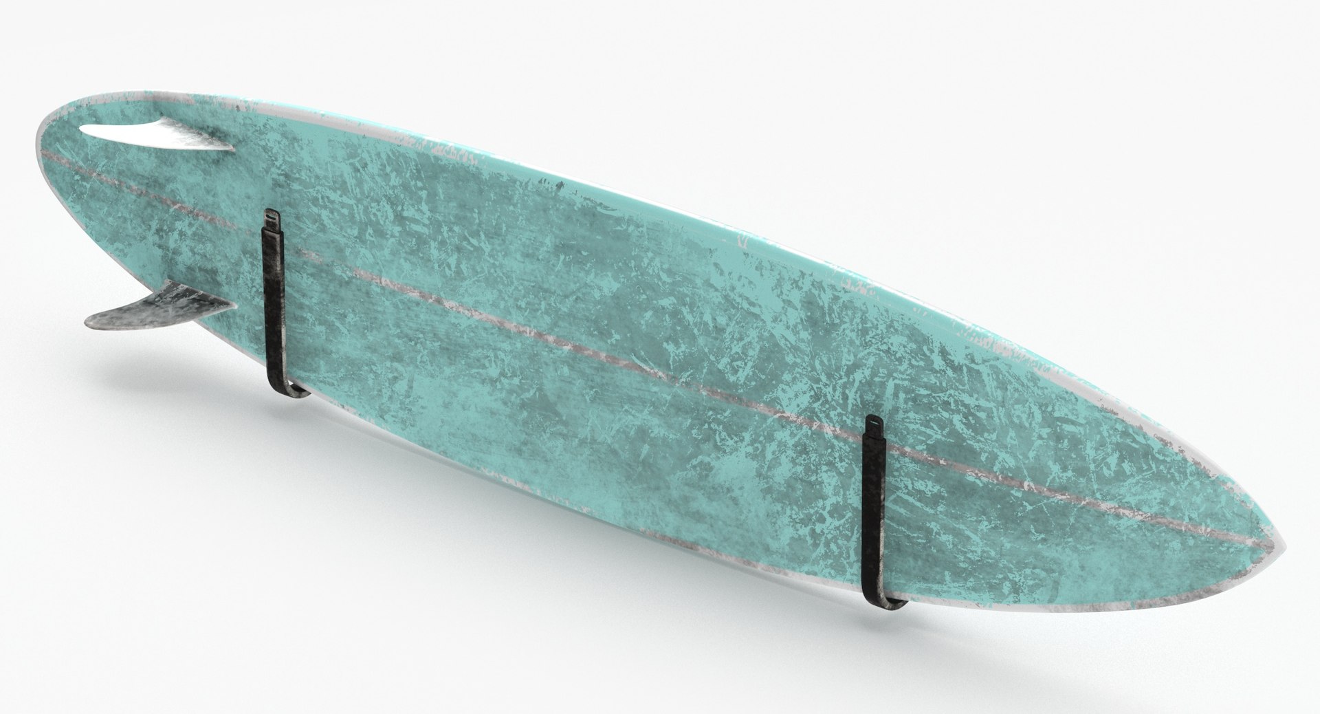 3D Surf Board Holder Type 01 Clean And Dirty Model - TurboSquid 2117804