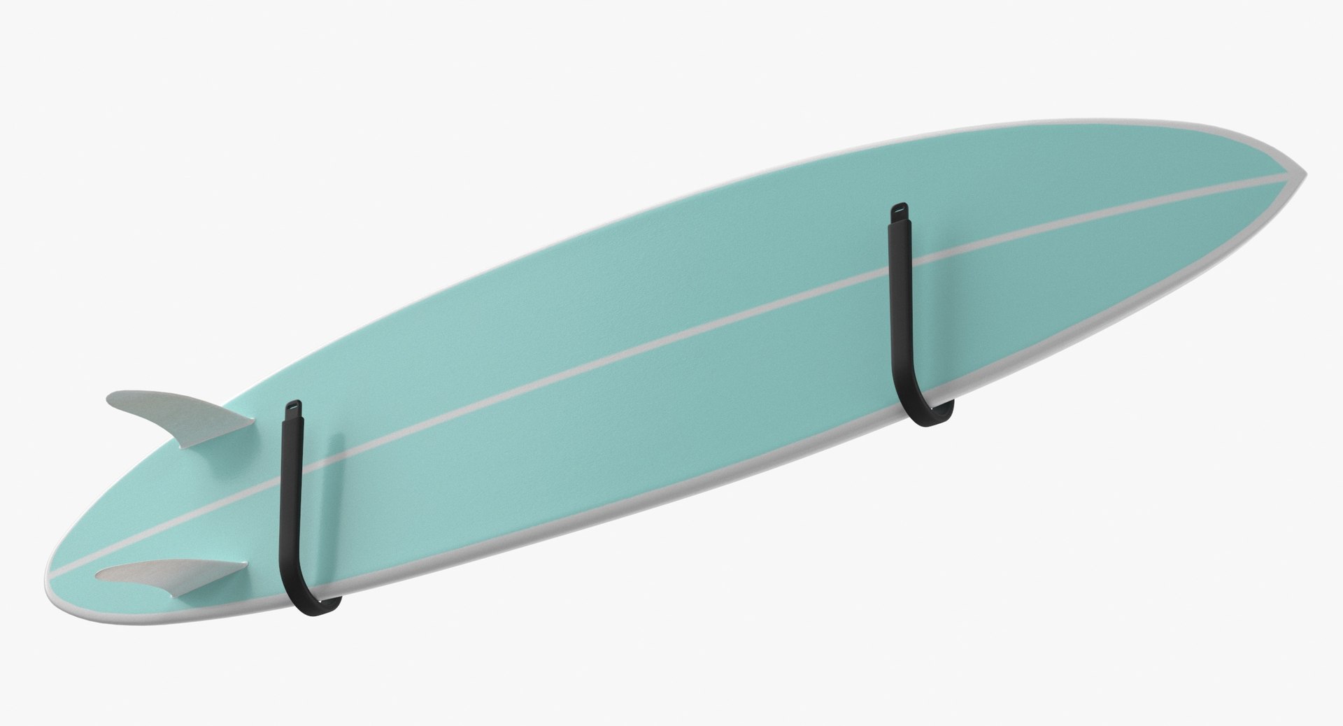 3D Surf Board Holder Type 01 Clean And Dirty Model - TurboSquid 2117804