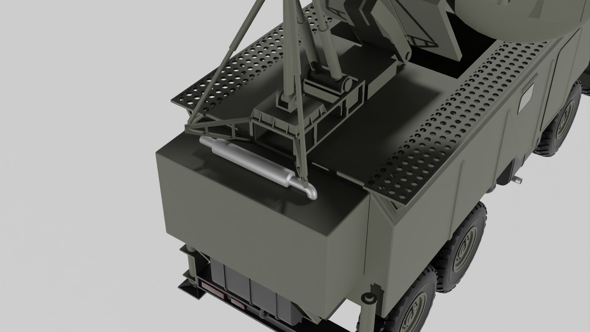 Krasukha 4 1RL257 Mobile Electronic Warfare System 3D Model ...