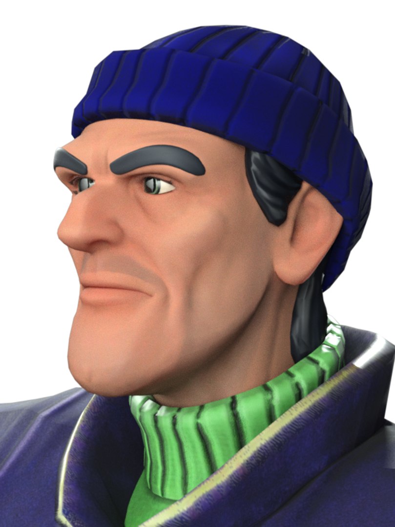 Cartoon Rigged Toon Old Man-Angus Character 3D Model Model - TurboSquid ...