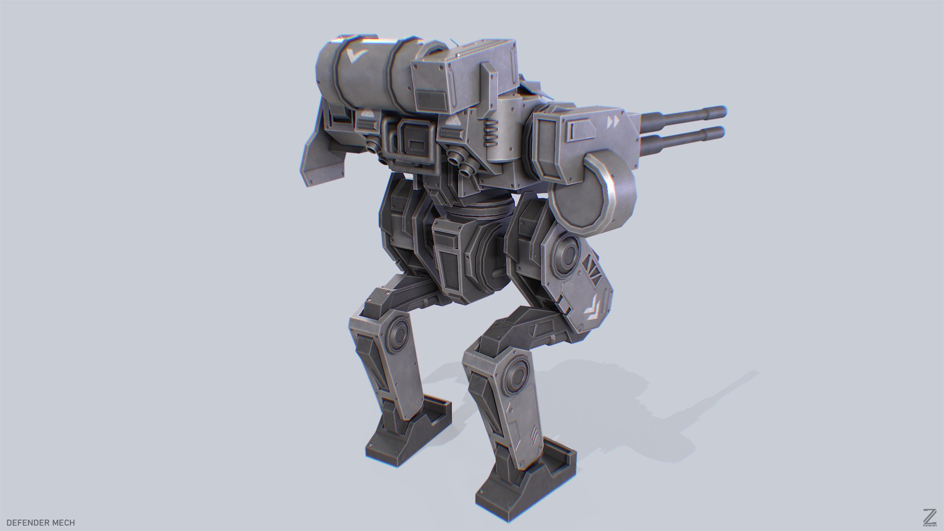 Defender Mech 3D Model - TurboSquid 2382214