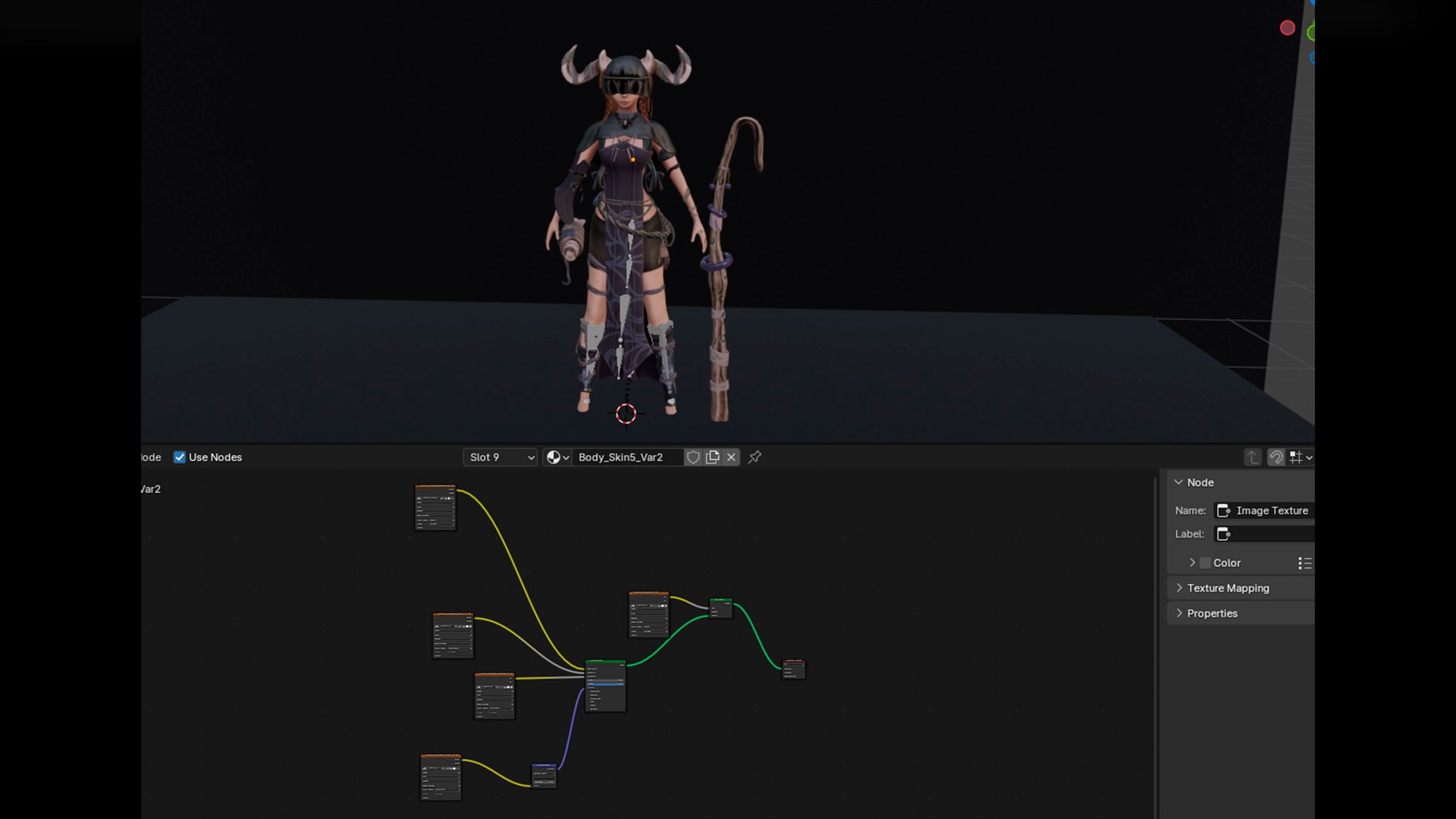 Female Druid Model - TurboSquid 2386799
