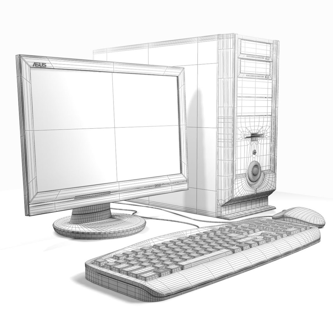 3d Model Computer Desktop