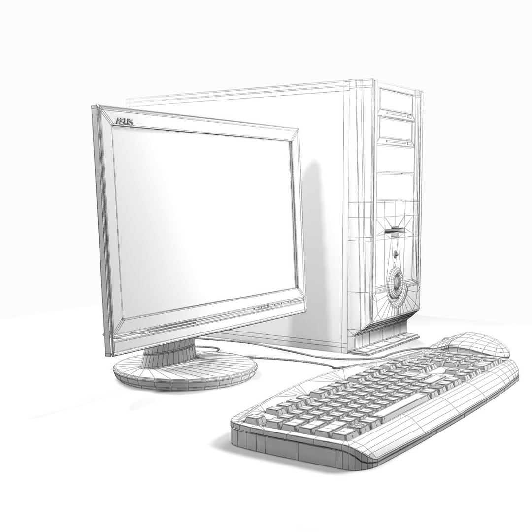 3d Model Computer Desktop