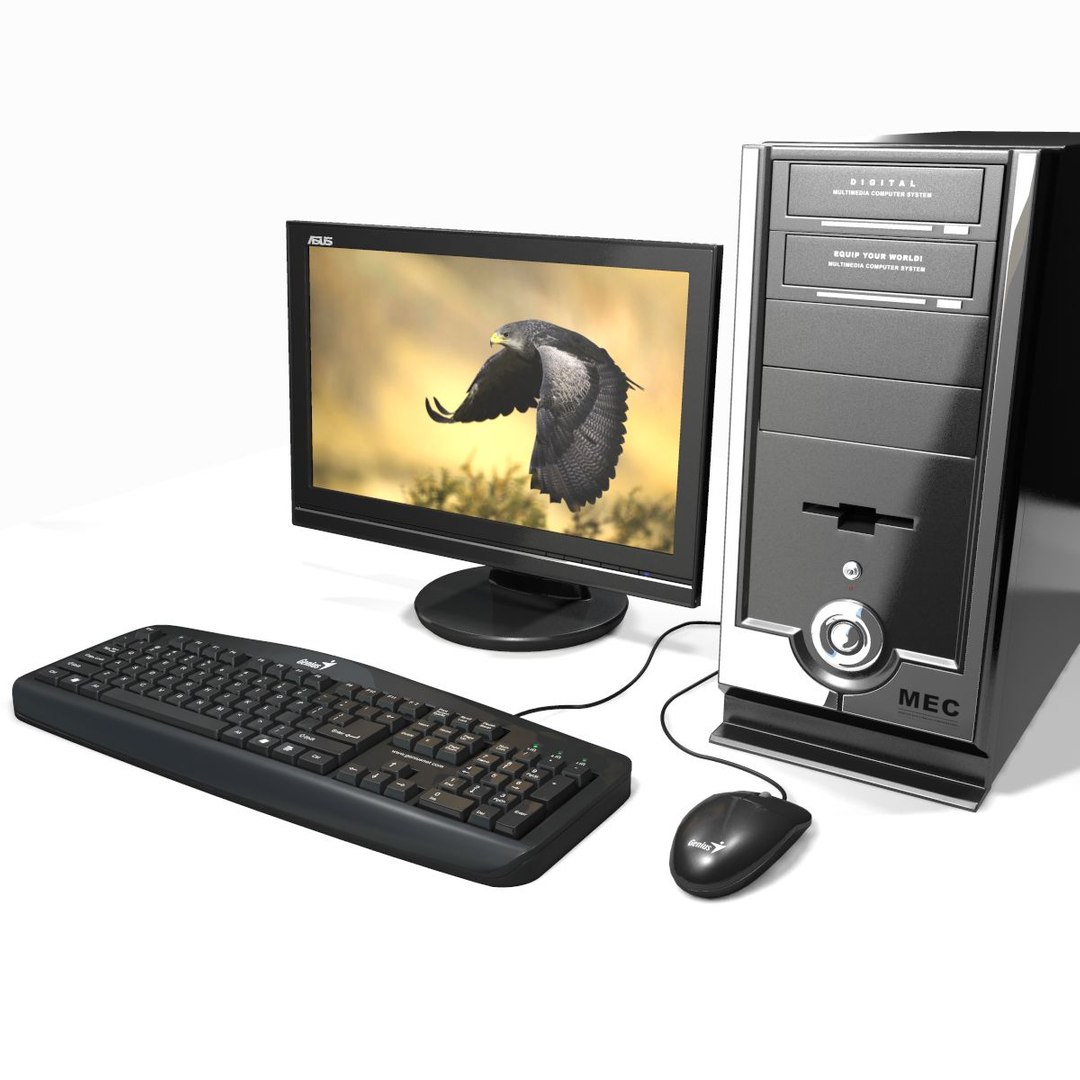 3d Model Computer Desktop