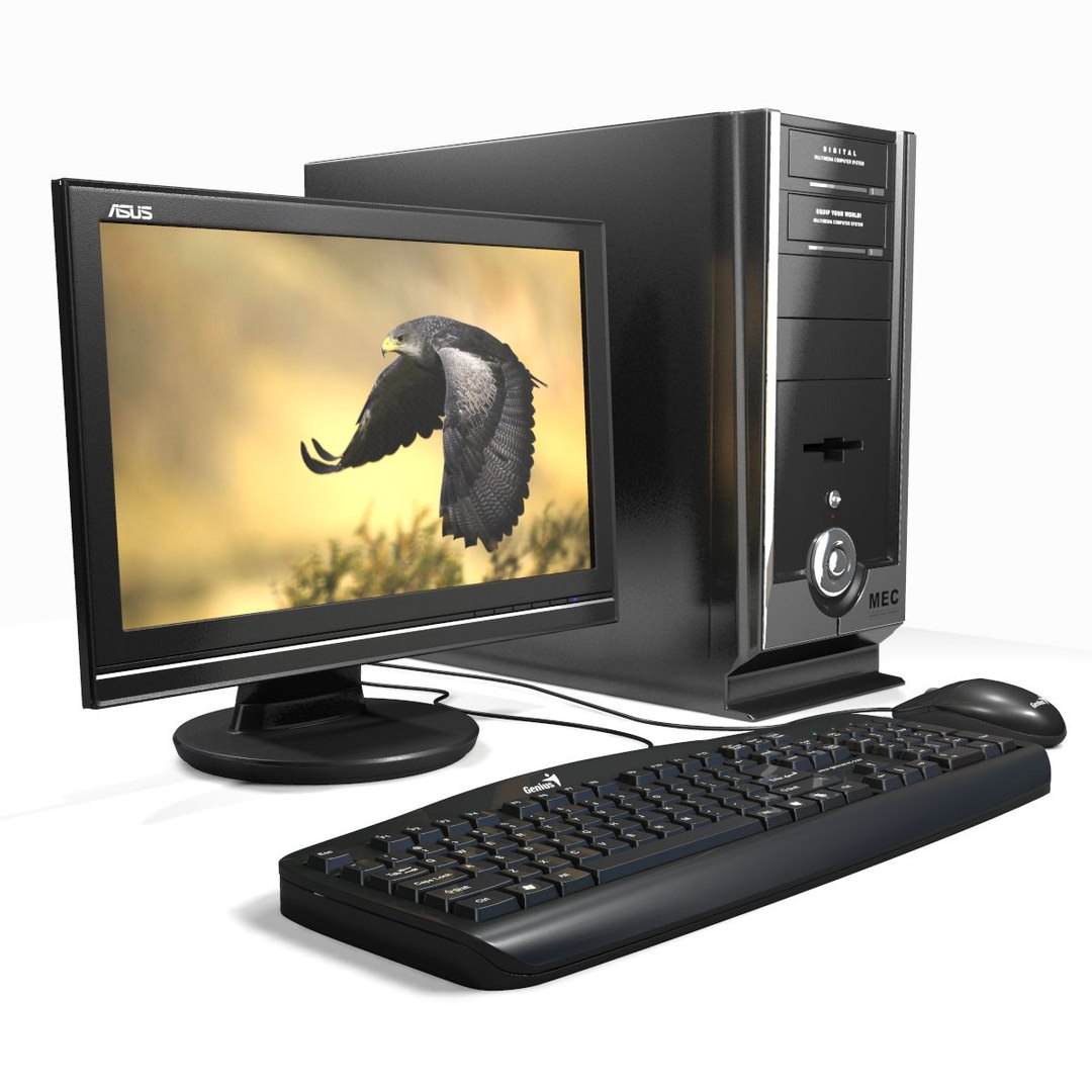 3d Model Computer Desktop