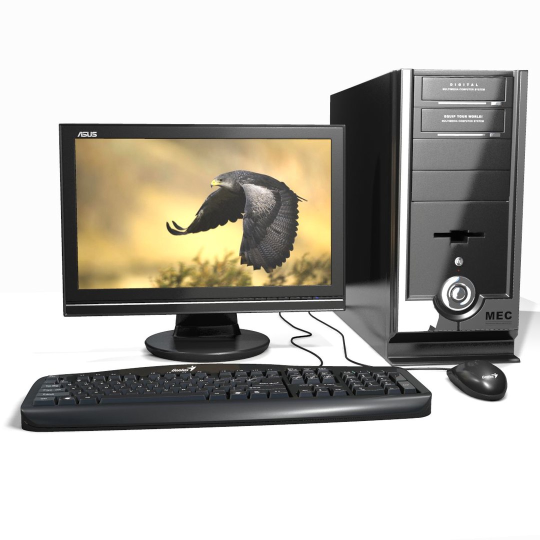 3d Model Computer Desktop