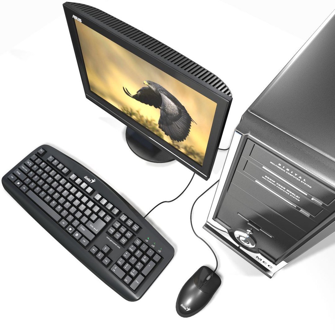 3d Model Computer Desktop