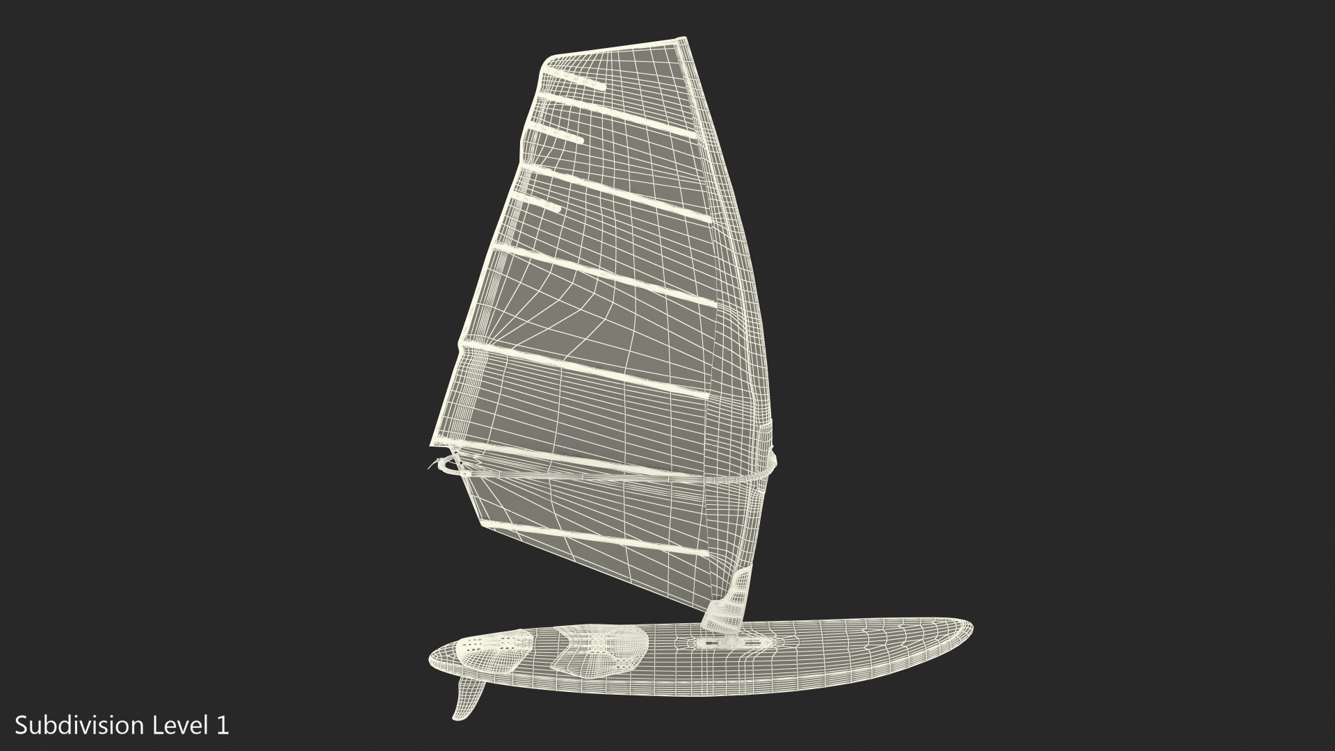 Windsurf Board Sail Surfing 3D Model - TurboSquid 1442905