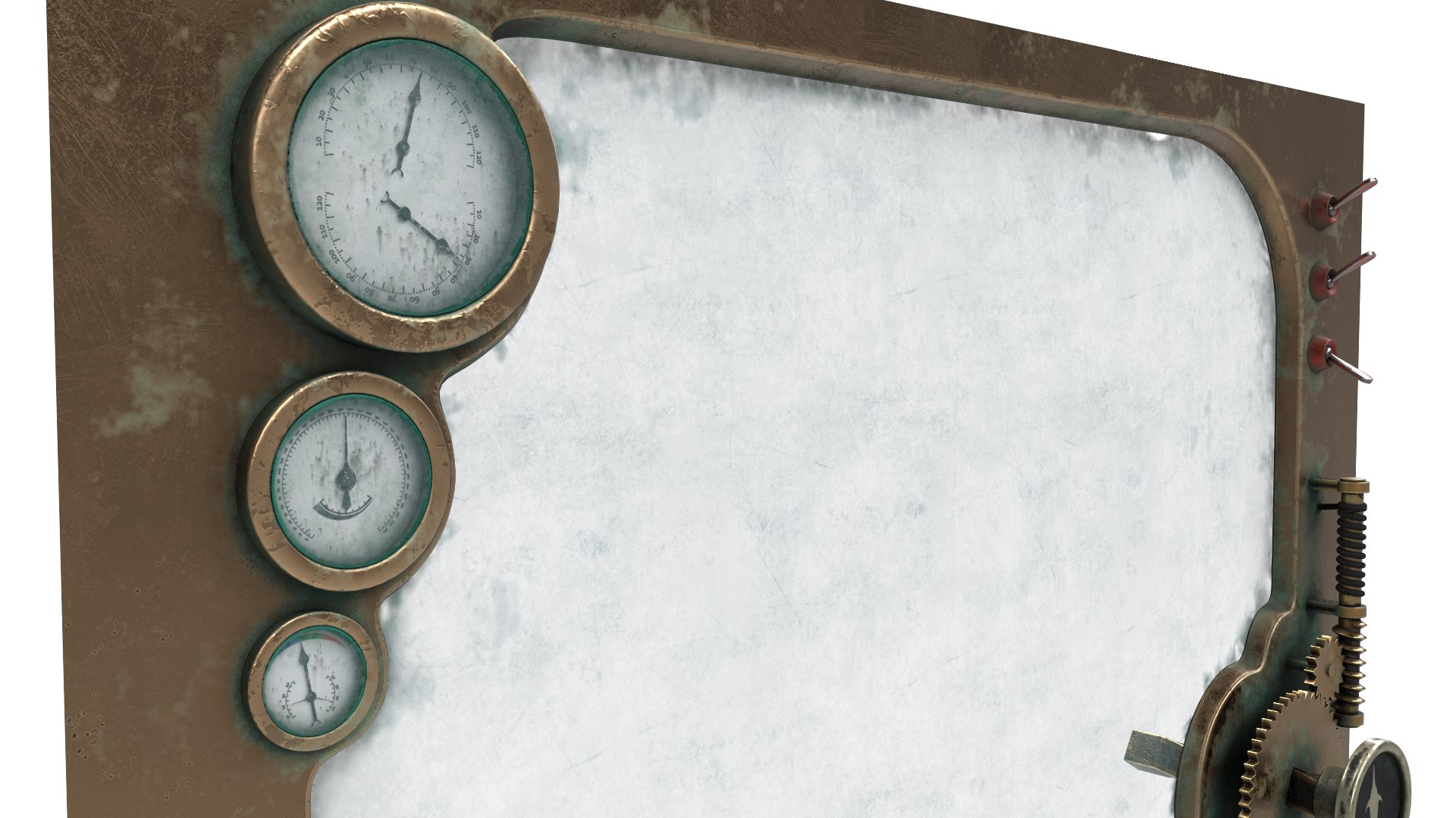 SteamPunk SUB Screen - GUI 3D - TurboSquid 1869927