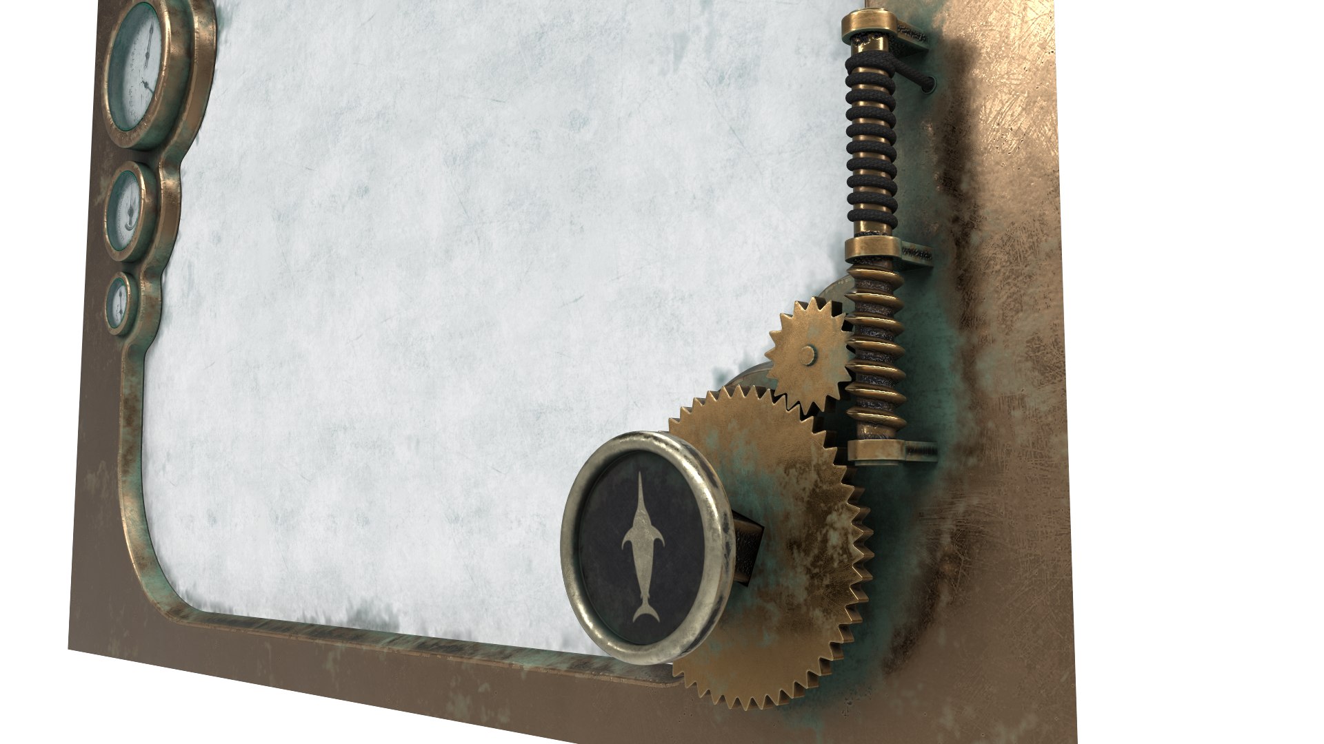 SteamPunk SUB Screen - GUI 3D - TurboSquid 1869927