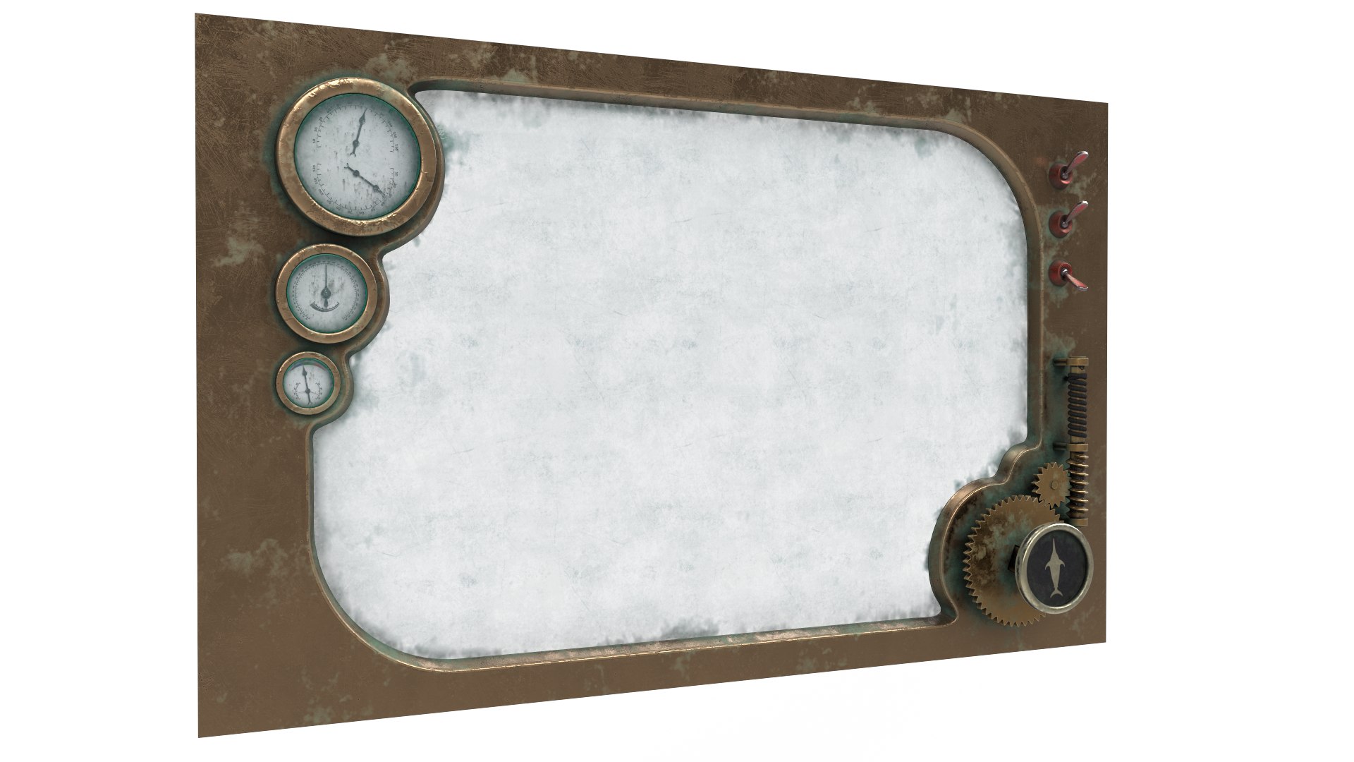 SteamPunk SUB Screen - GUI 3D - TurboSquid 1869927