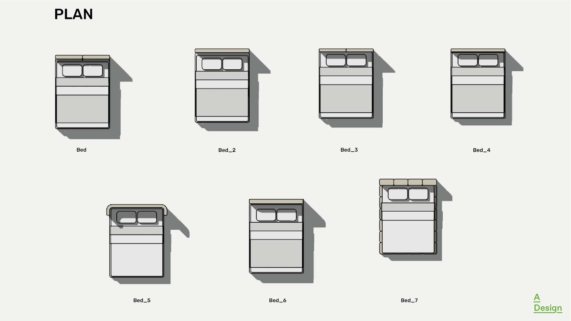 3D Pack Of Luxury Beds - Pack Of Revit Families Model - TurboSquid 2151417