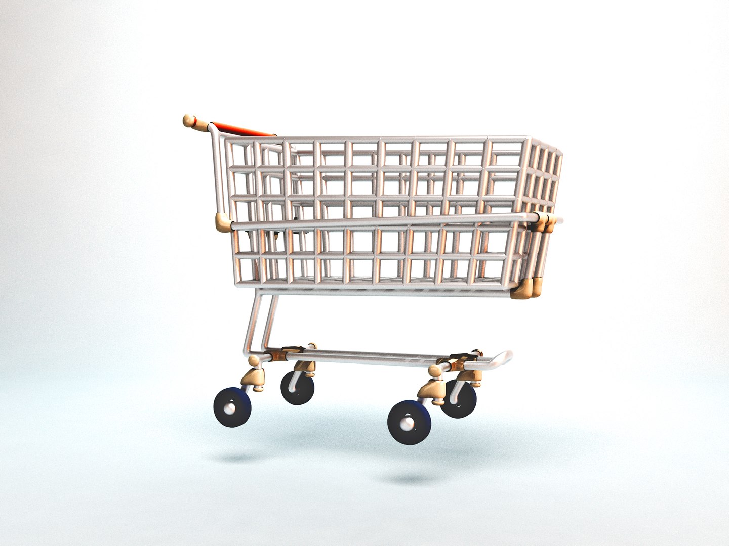 3D Model Shopping Cart - TurboSquid 2391382