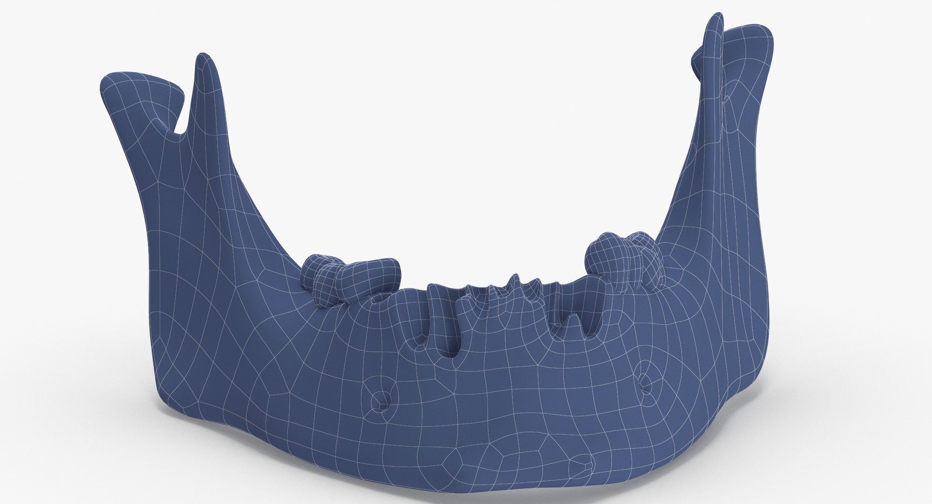 3D Real Human Jawbone Mandible Model - TurboSquid 1617501