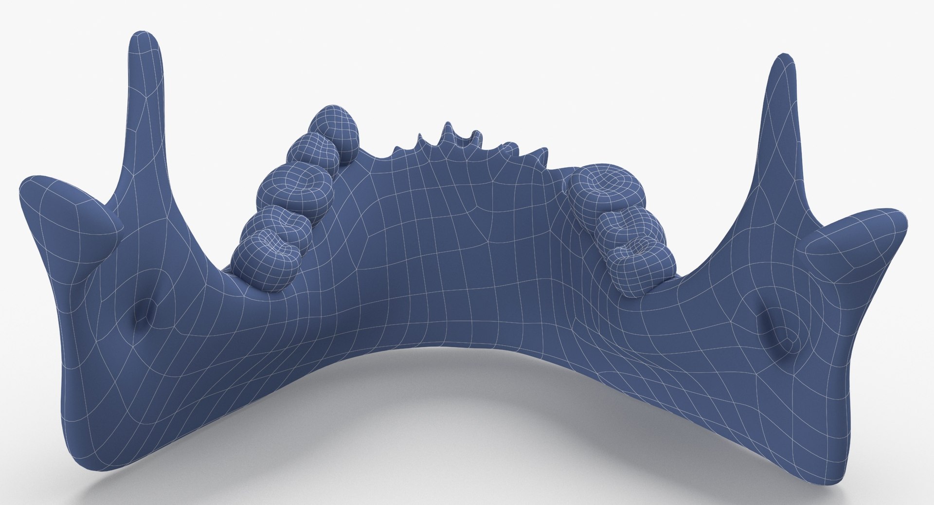 3D real human jawbone mandible model - TurboSquid 1617501